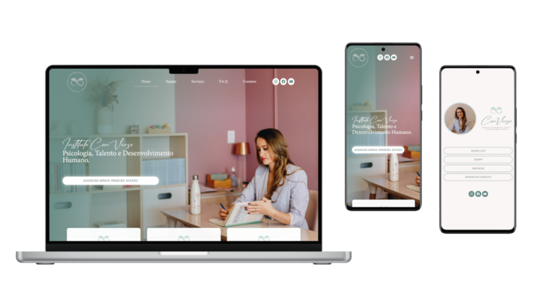 Site multipage para o Instituto ConVerso - Studio Luiza Fecker